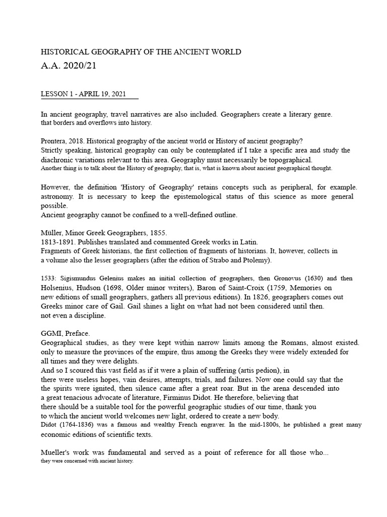 Notes On Historical Geography of The Ancient World | PDF | Achaemenid ...
