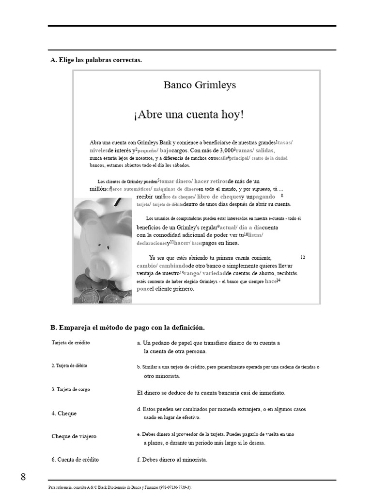 Abrir Cuenta en Grimleys Bank: Beneficios y Opciones | PDF | Bancos ...
