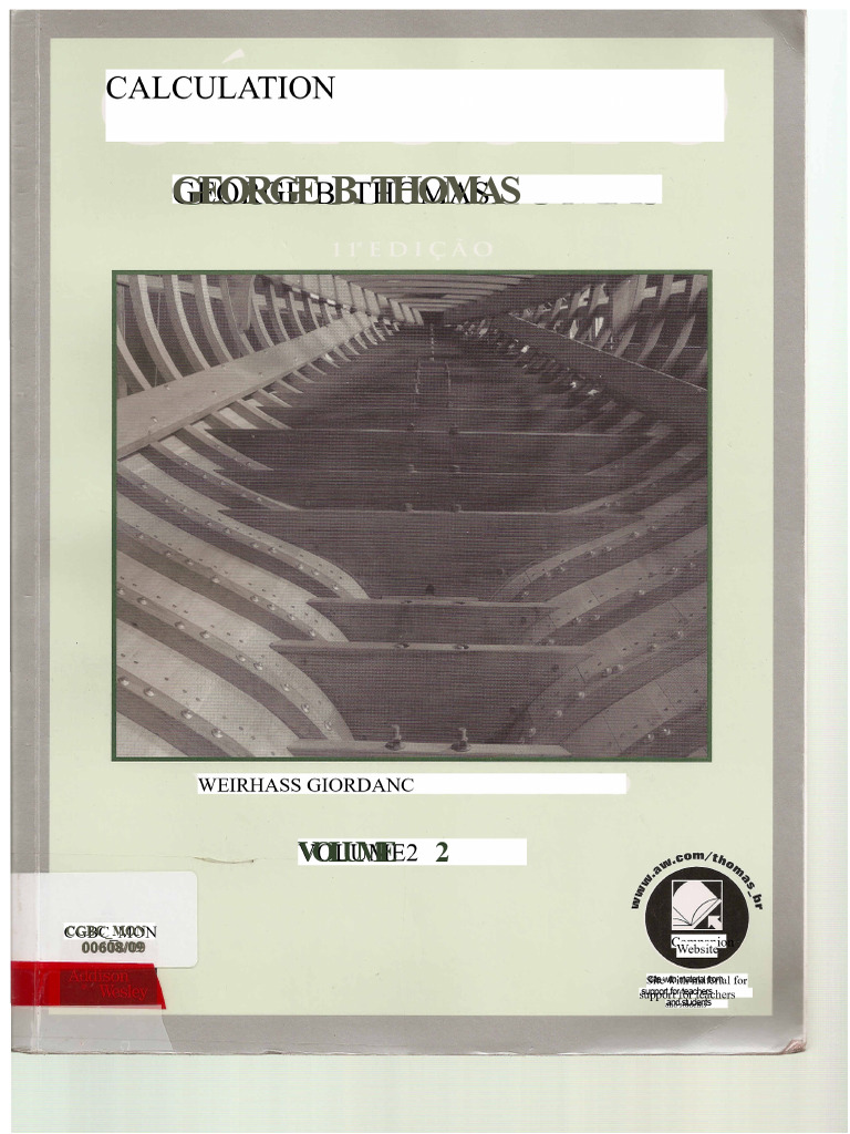 Thomas Calculus Volume 2 PDF | PDF
