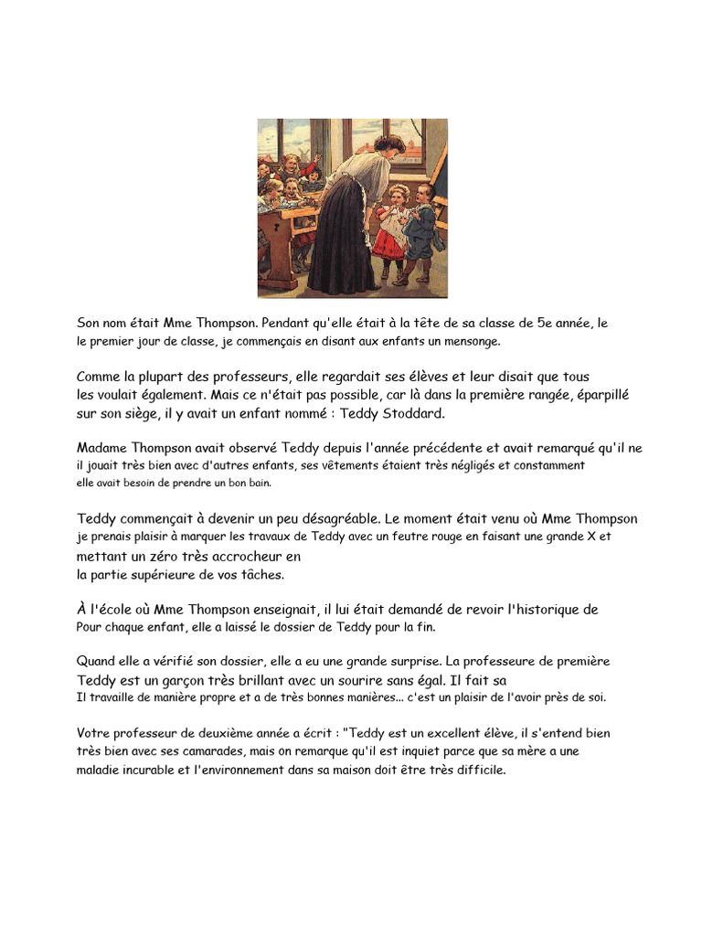 Réflexions Pour Les Enseignants | PDF