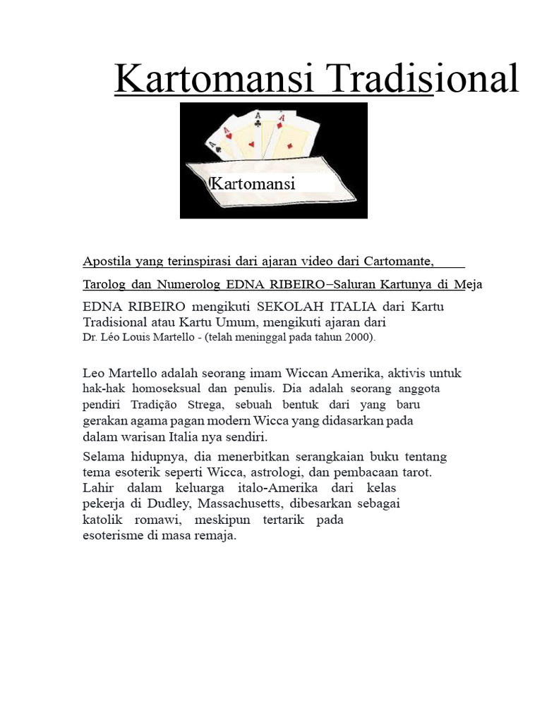 Cartomancy - Edna Ribeiro | PDF
