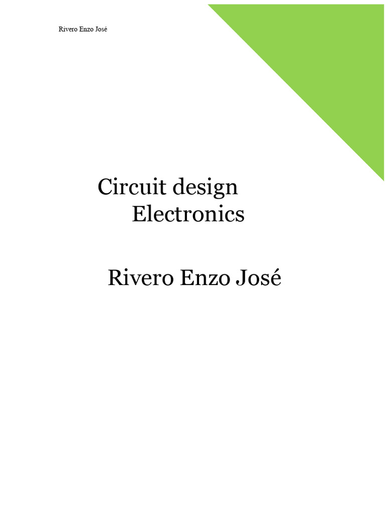 Design of Electronic Circuits | PDF | Printed Circuit Board ...