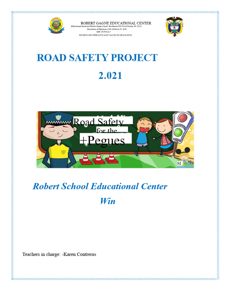 Road Safety Education Project Overview | PDF | Traffic | Road Traffic ...