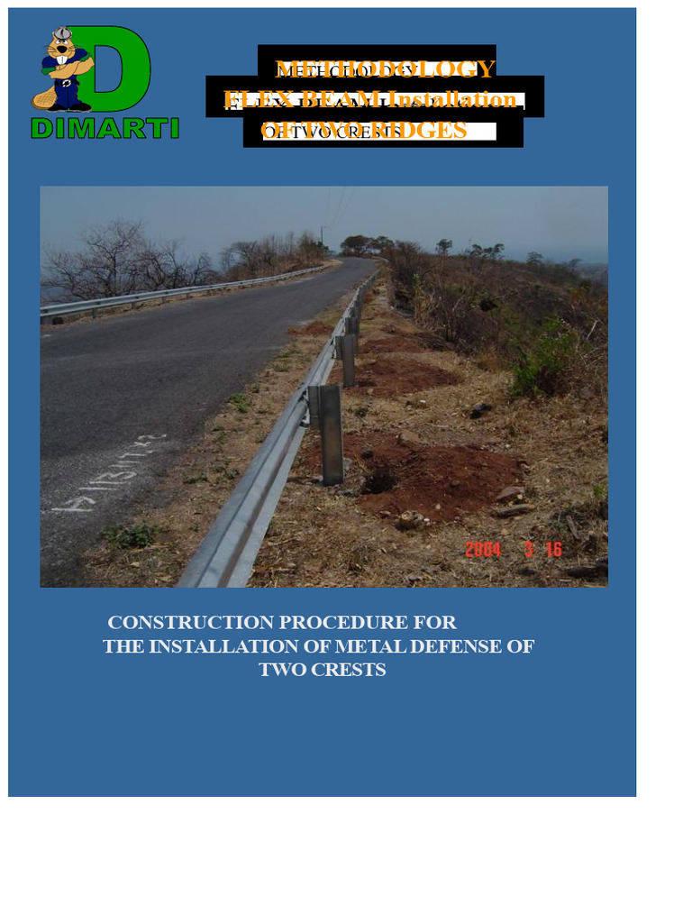 Flex Beam Installation Methodology With Two Crests PDF | PDF | Concrete ...