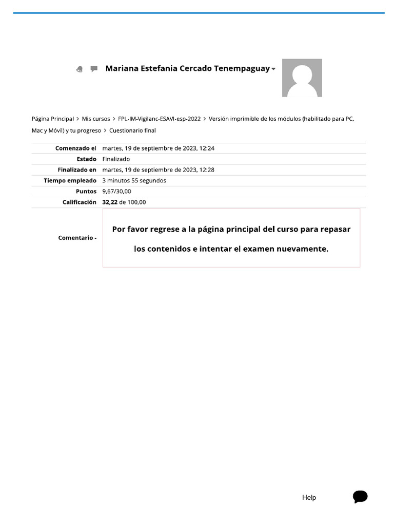 ESAVI Course Final Questionnaire | PDF