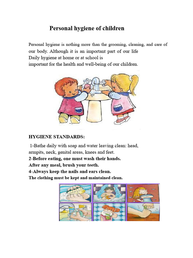 Essential Personal Hygiene for Children | PDF