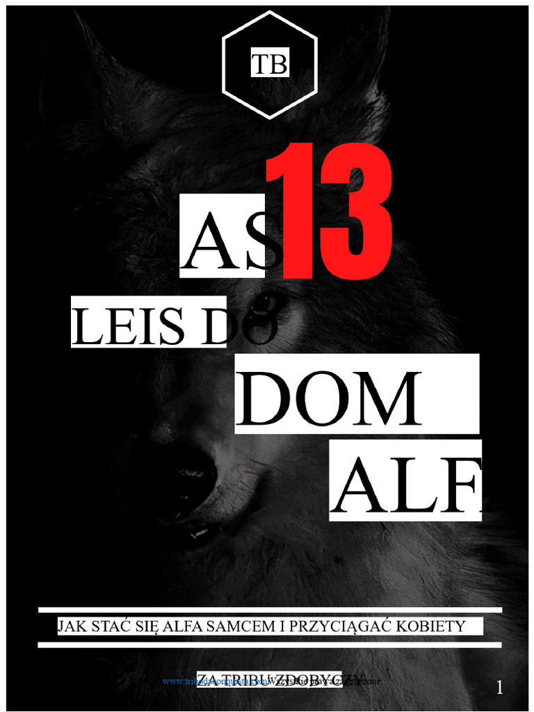 13 Tajnych Zasad Alfa Samca | PDF