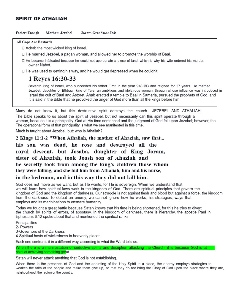 Spirit of Atalya | PDF | Religious Belief And Doctrine