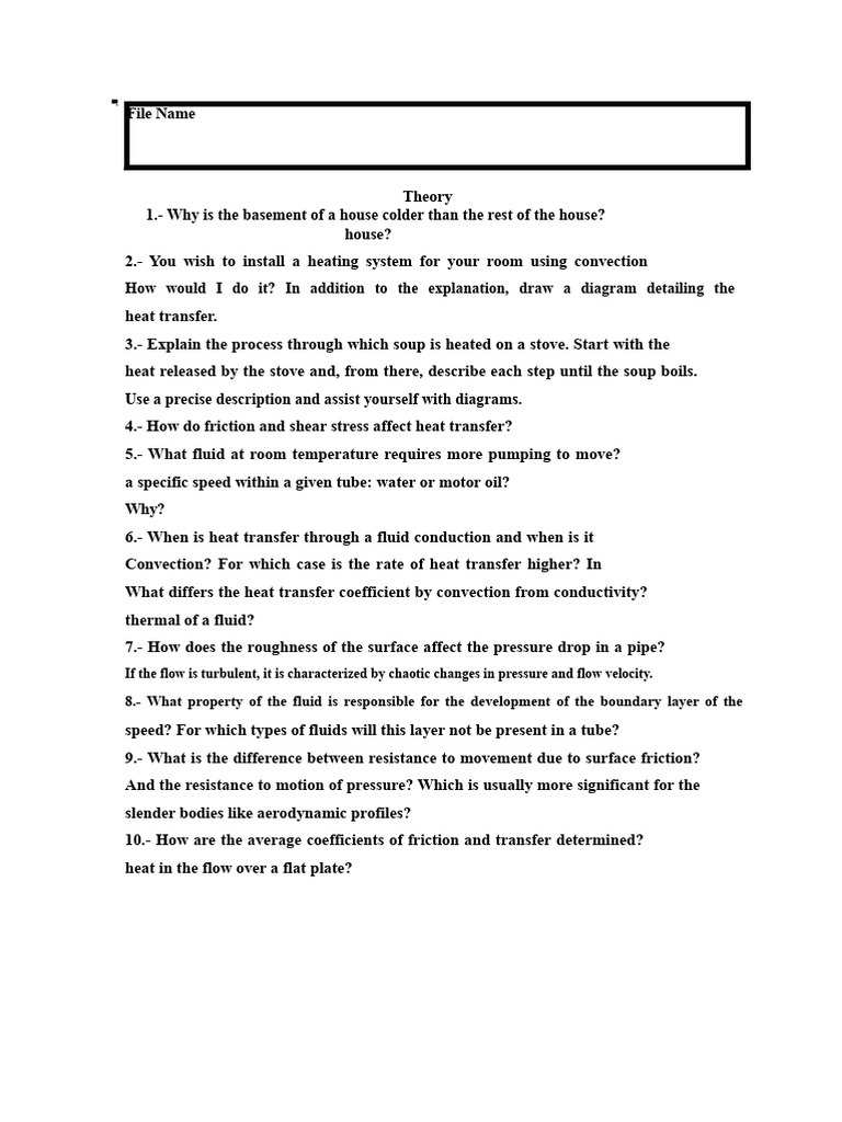 Task 7 - Heat Transfer | PDF | Heat Transfer | Heat