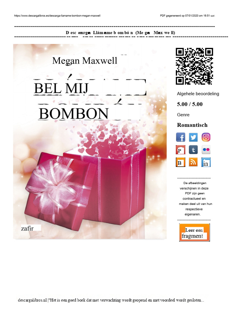 Bel Me, Snoepje (Megan Maxwell) | PDF