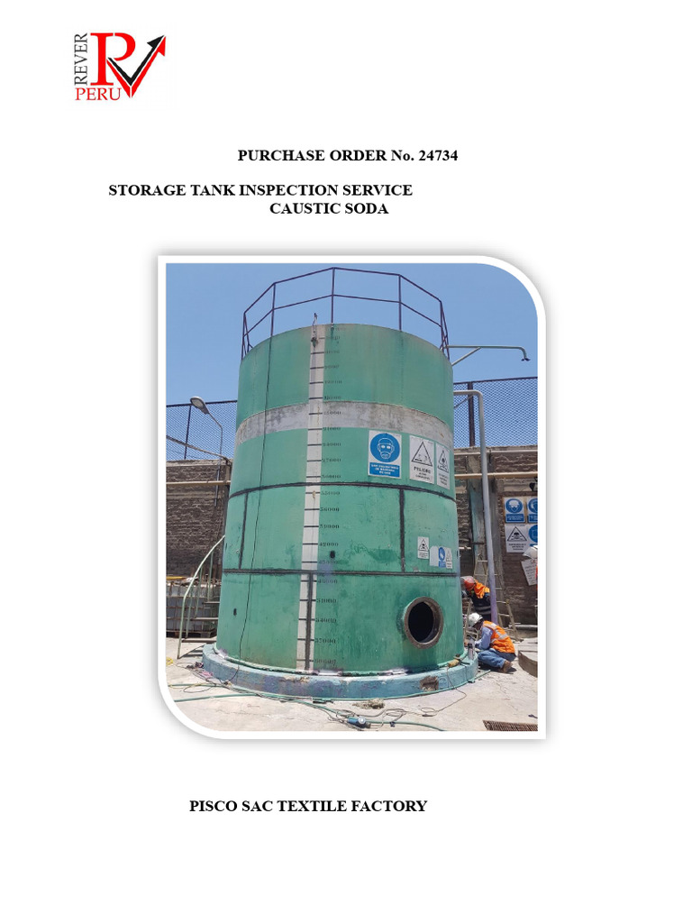 OS - 24734 - Tank Inspection Report | PDF | Welding | Construction