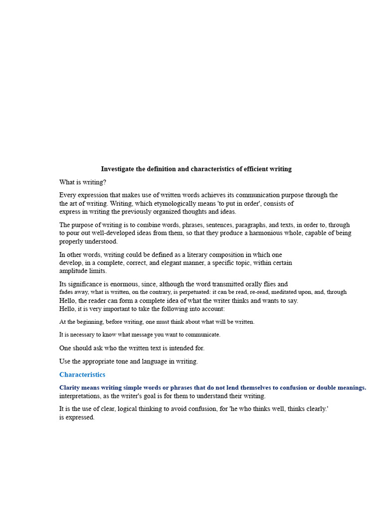 Qualities of Writing | PDF | Human Communication | Linguistics