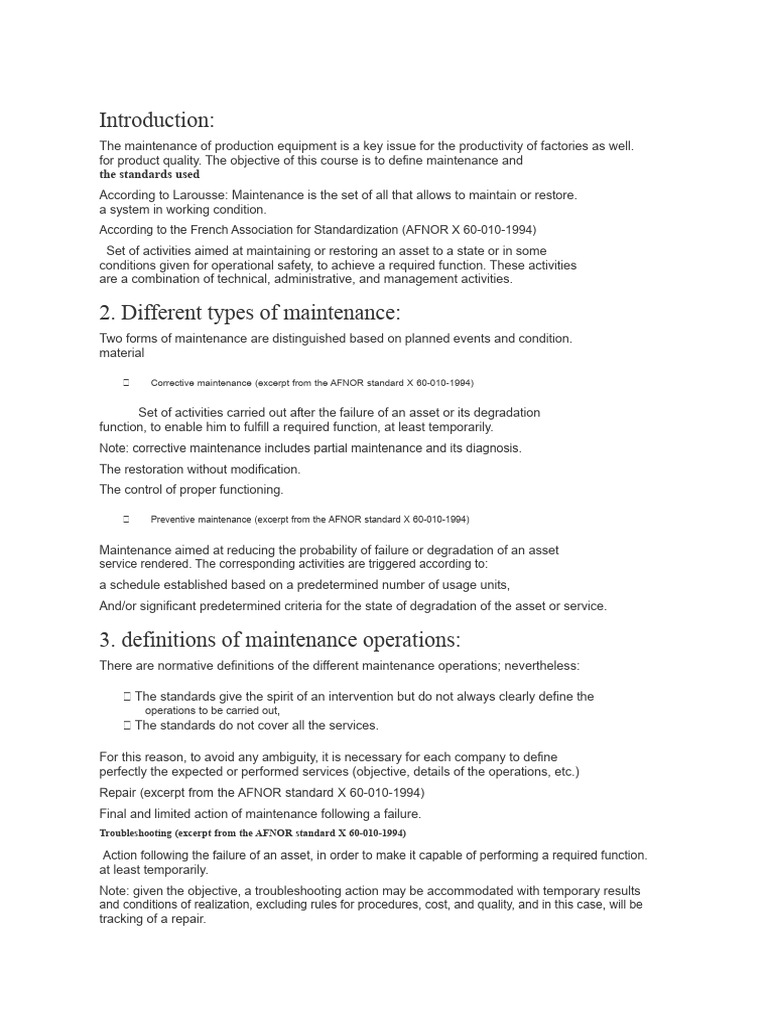 Understanding Industrial Maintenance Types | PDF | Verification And ...