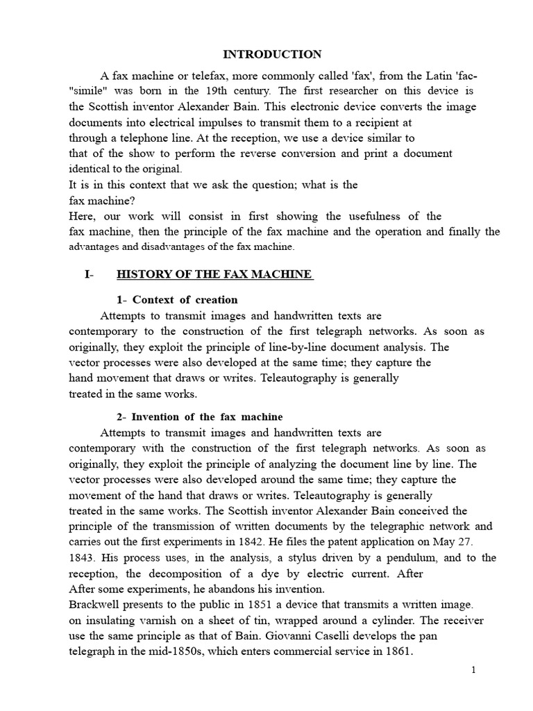 The Fax Machine | PDF | Fax | Information And Communications Technology