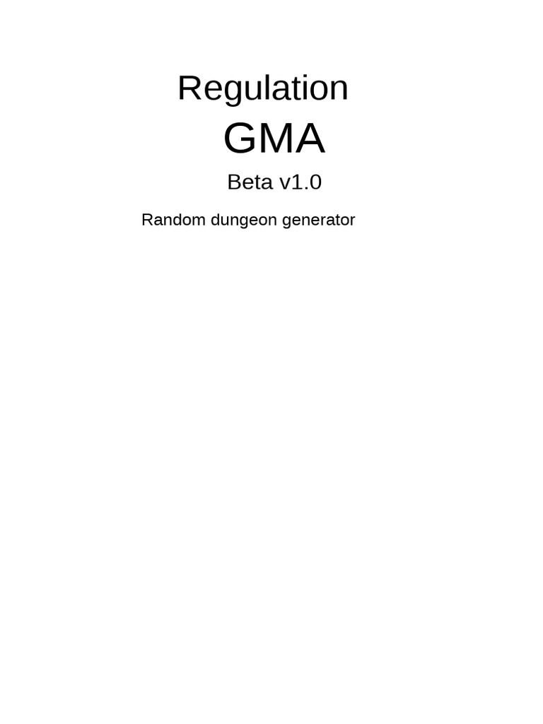 Random Dungeon Generator Guide | PDF