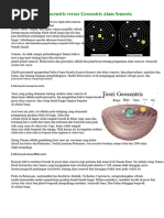 Teori Geosentris dan Heliosentris | PDF