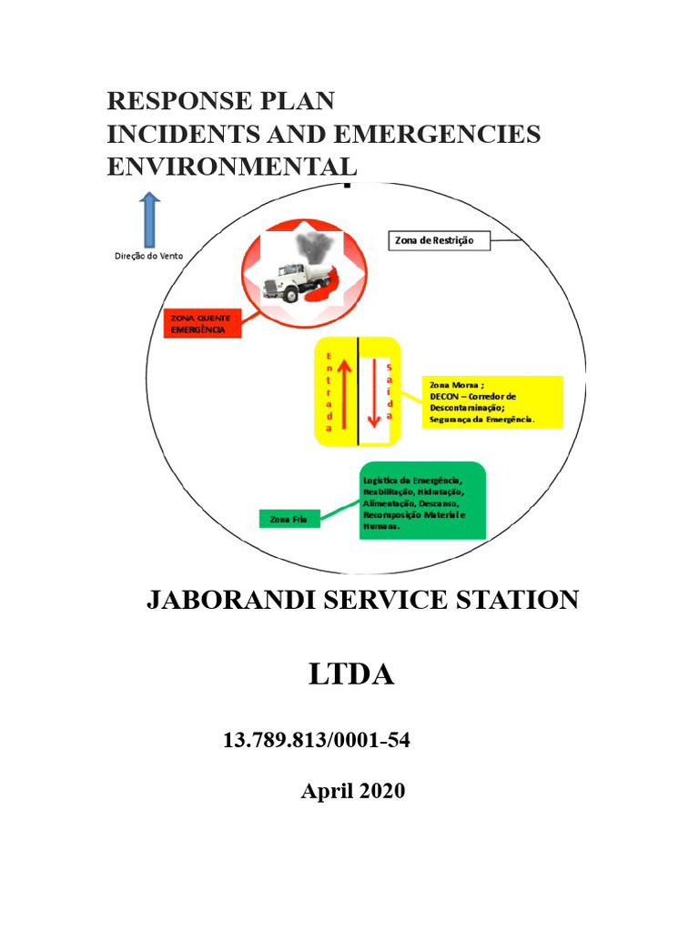 S.O.S Cotec Emergency Response Plan | PDF | Dangerous Goods | Waste