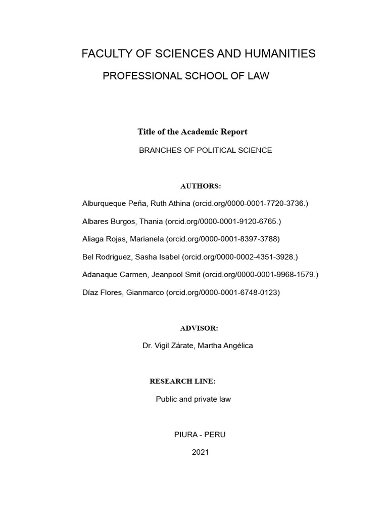 Branches of Political Science | PDF | Science | Policy