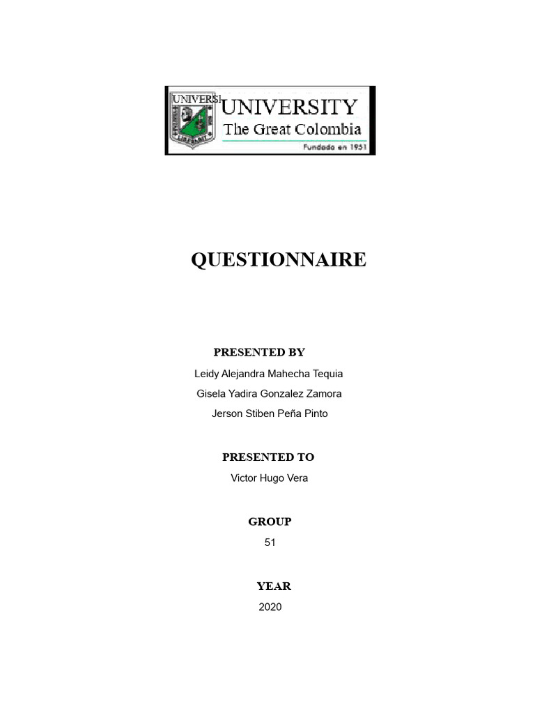Questionnaire | PDF | Supply (Economics) | Prices