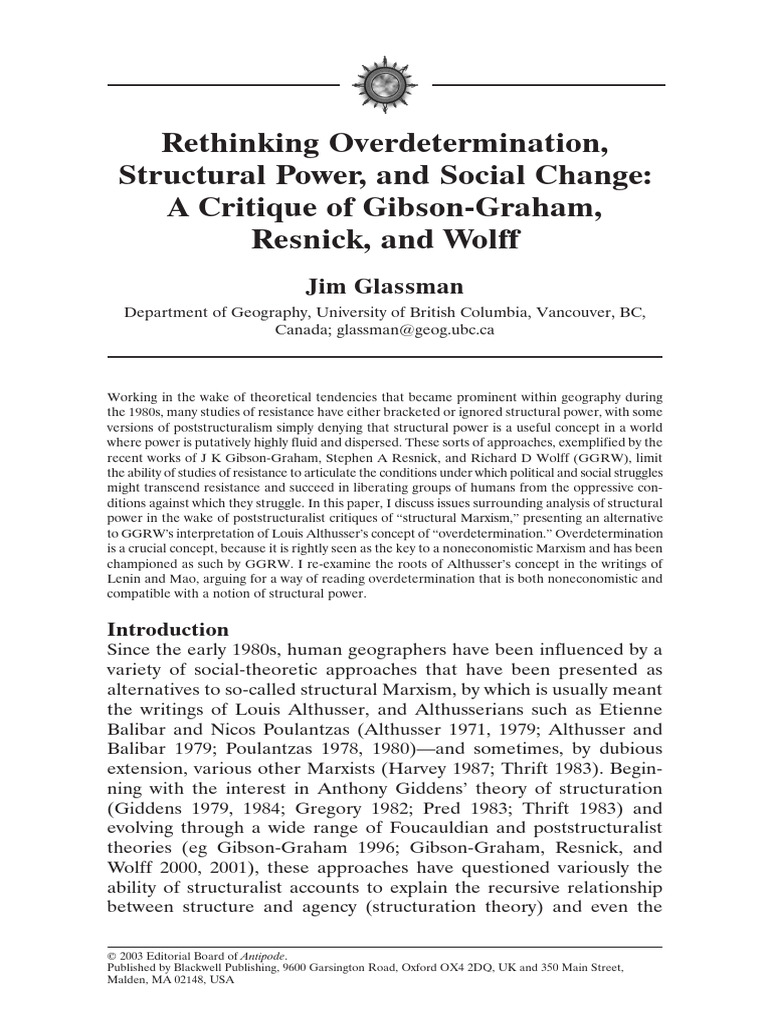 Rethinking Overdetermination. Teh Theory of Graham | PDF | Louis ...