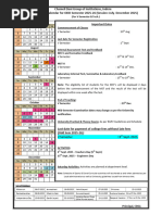 RTU Academic Calendar 2025-26 | PDF | Academic Term | Chess