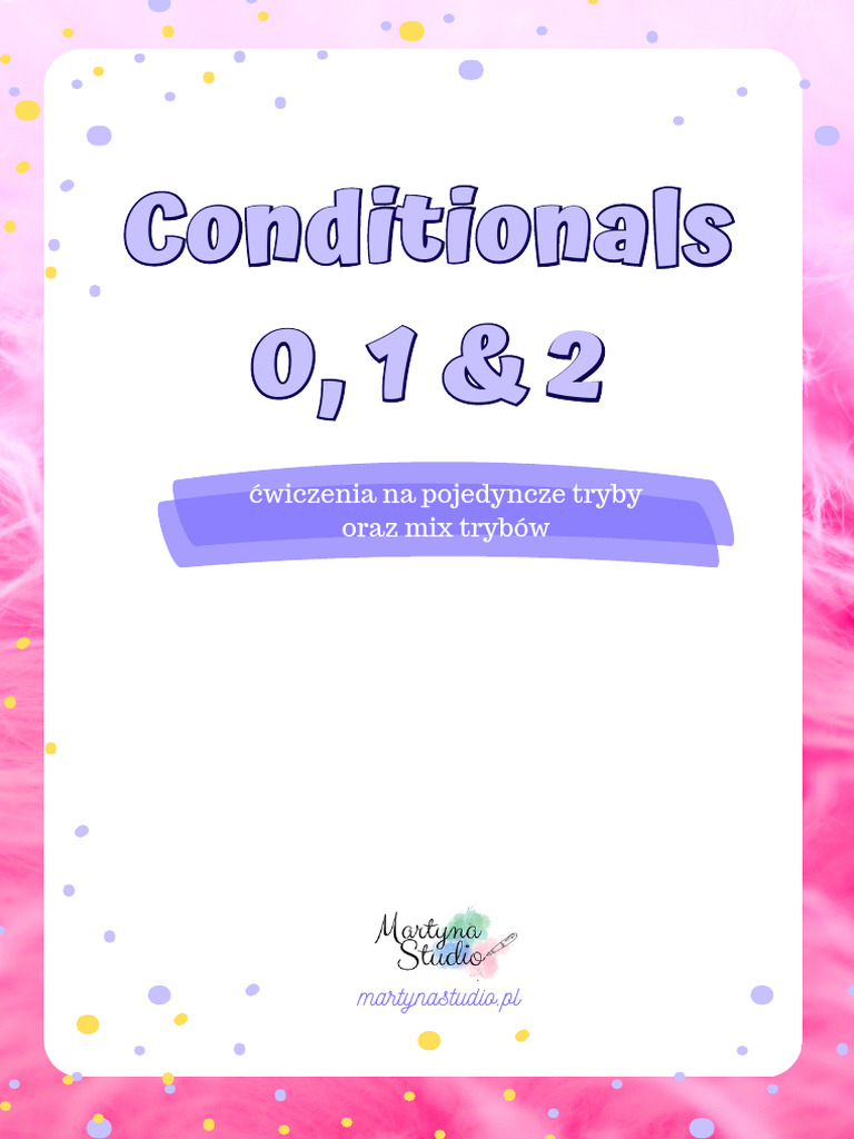 Conditionals Zero First Second | PDF