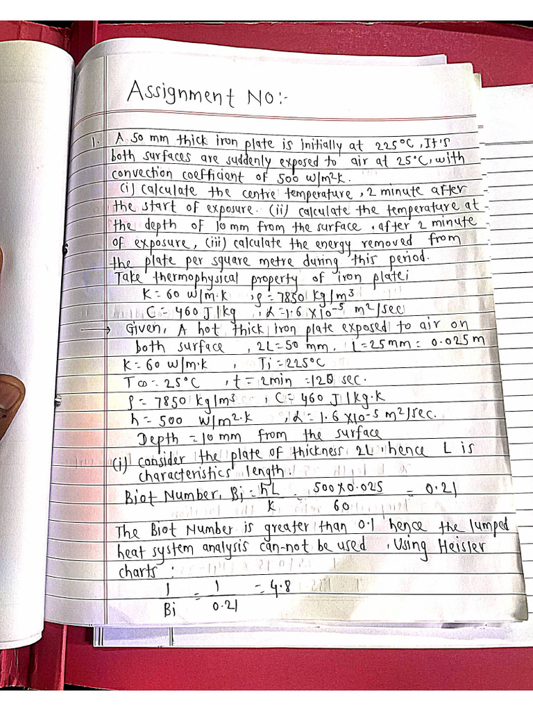 HMT File Assignment 1&2 | PDF