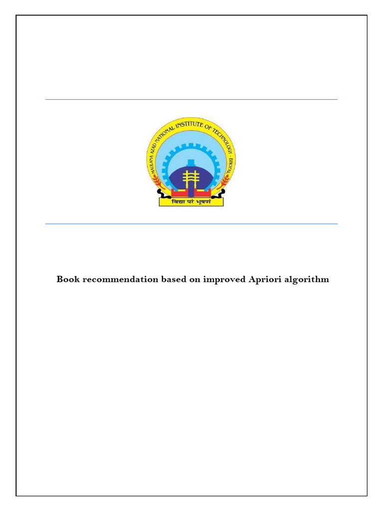 Book Recommendation Based On Improved Apriori Algorithm | PDF ...
