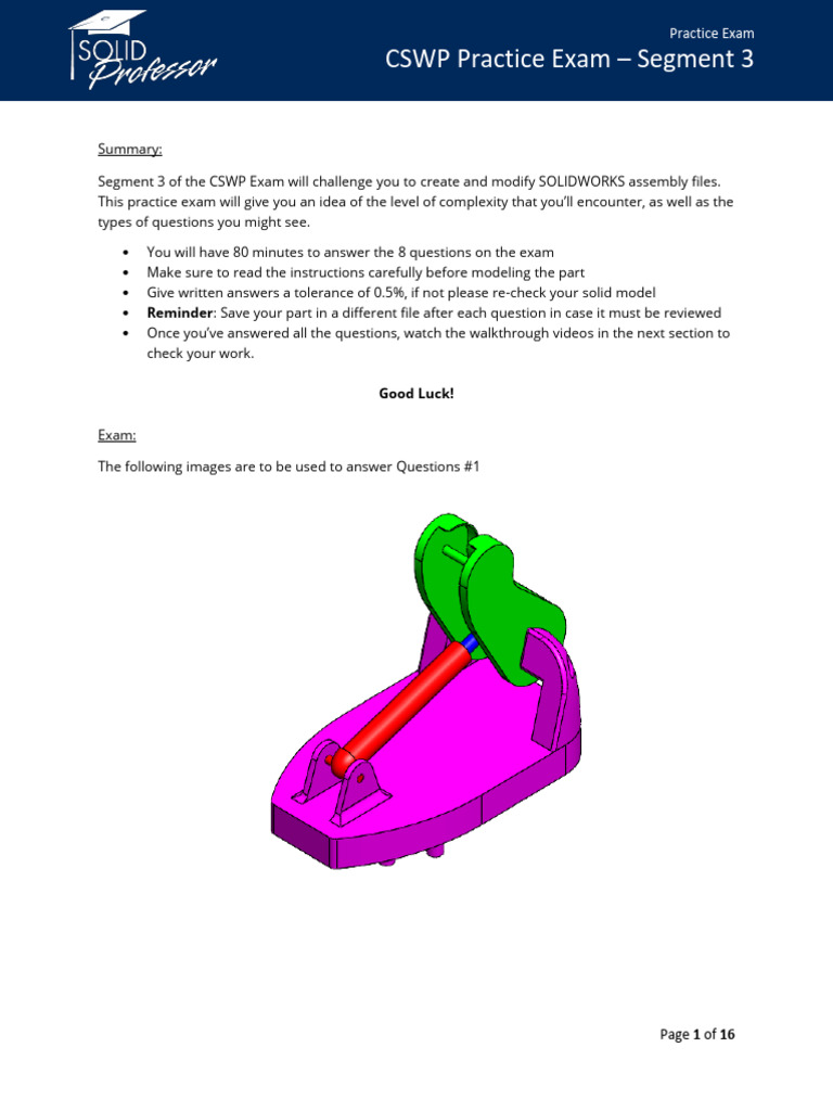 CSWP Practice Exam Segment 3 | PDF