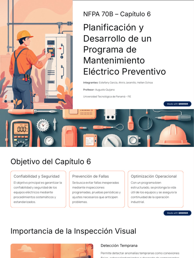 NFPA 70B Capitulo 6 | PDF | Ingeniería de confiabilidad | Aislador ...