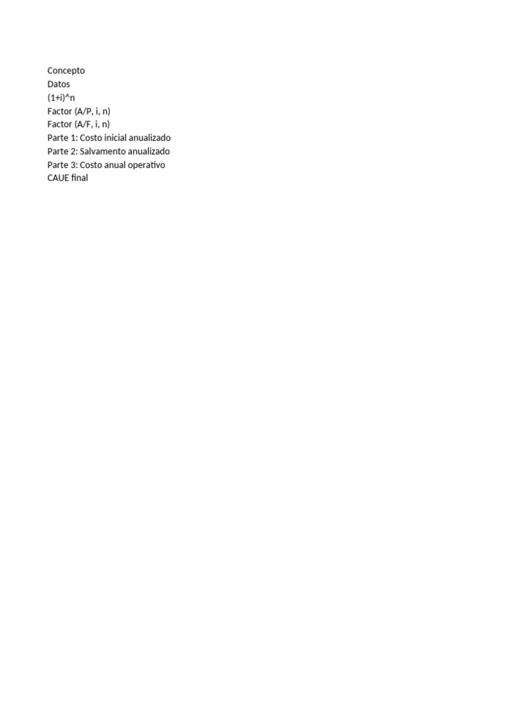 CAUE Motor Con Formulas | PDF