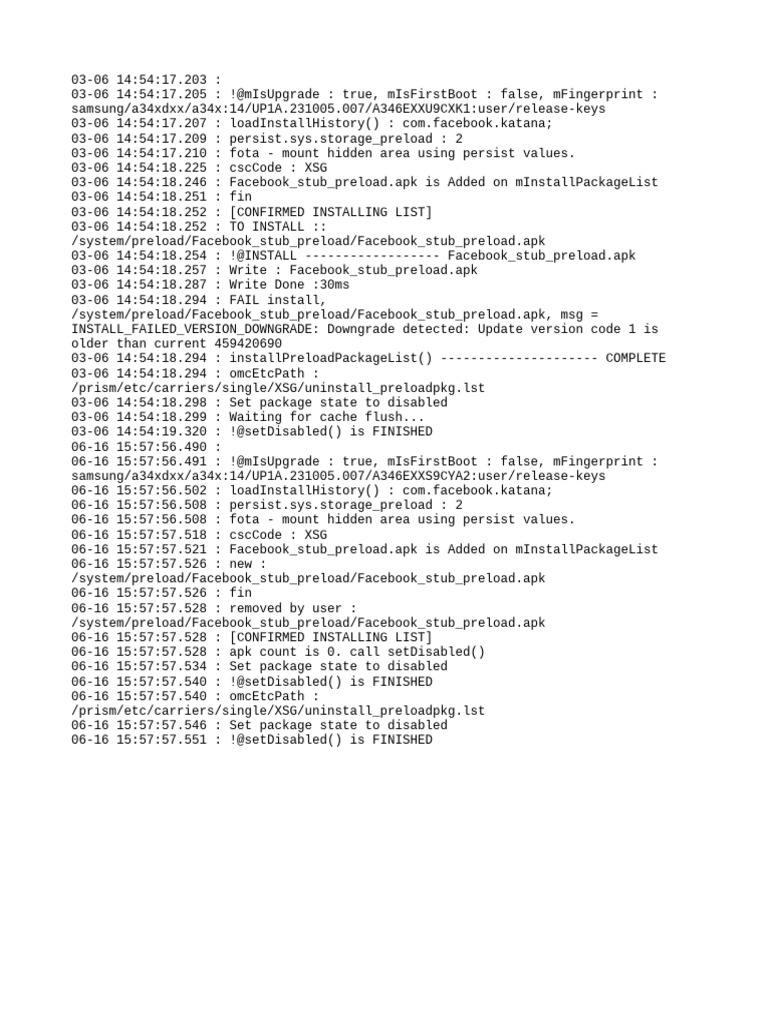 Preload Installer | PDF