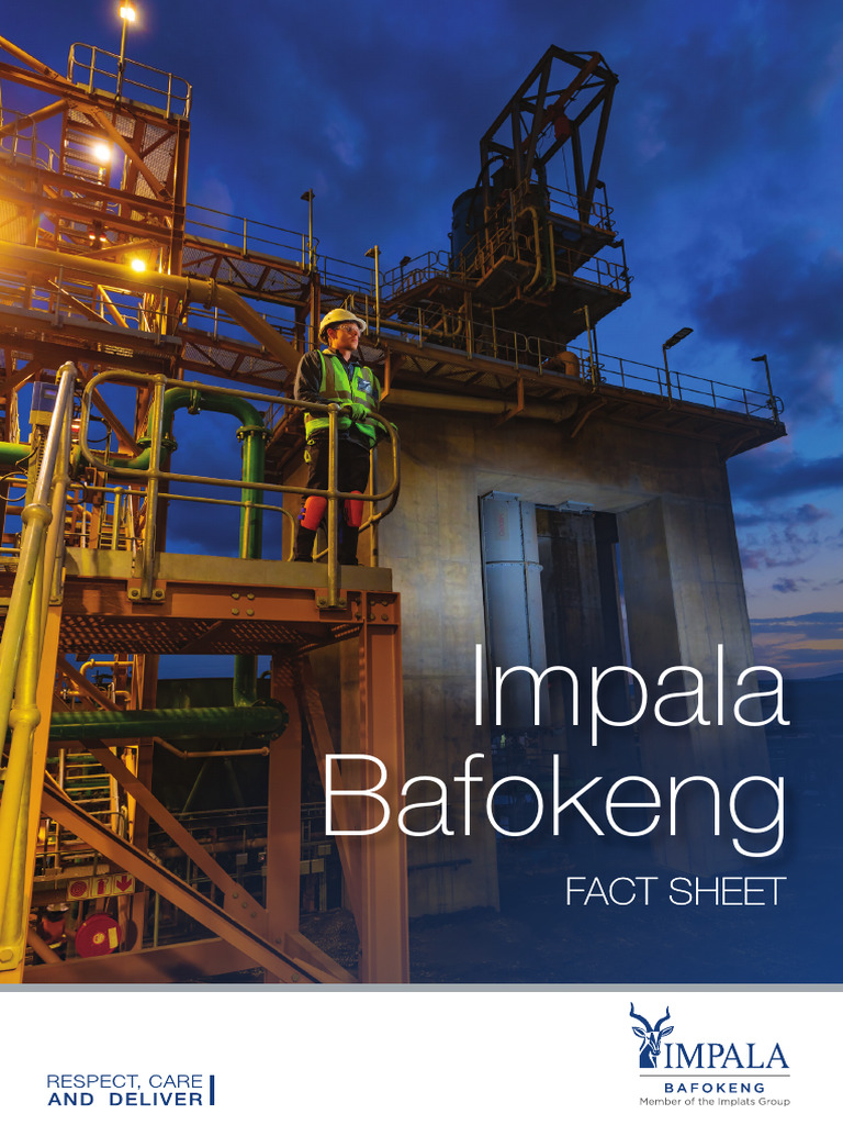 Fact Sheet Impala Bafokeng | PDF | Mining | Materials
