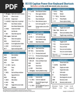 Mac Keyboard Shortcuts Cheat Sheet | PDF
