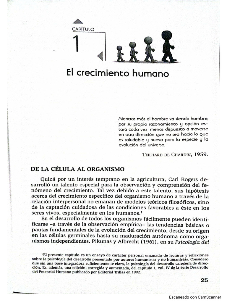 El Crecimiento Humano | PDF