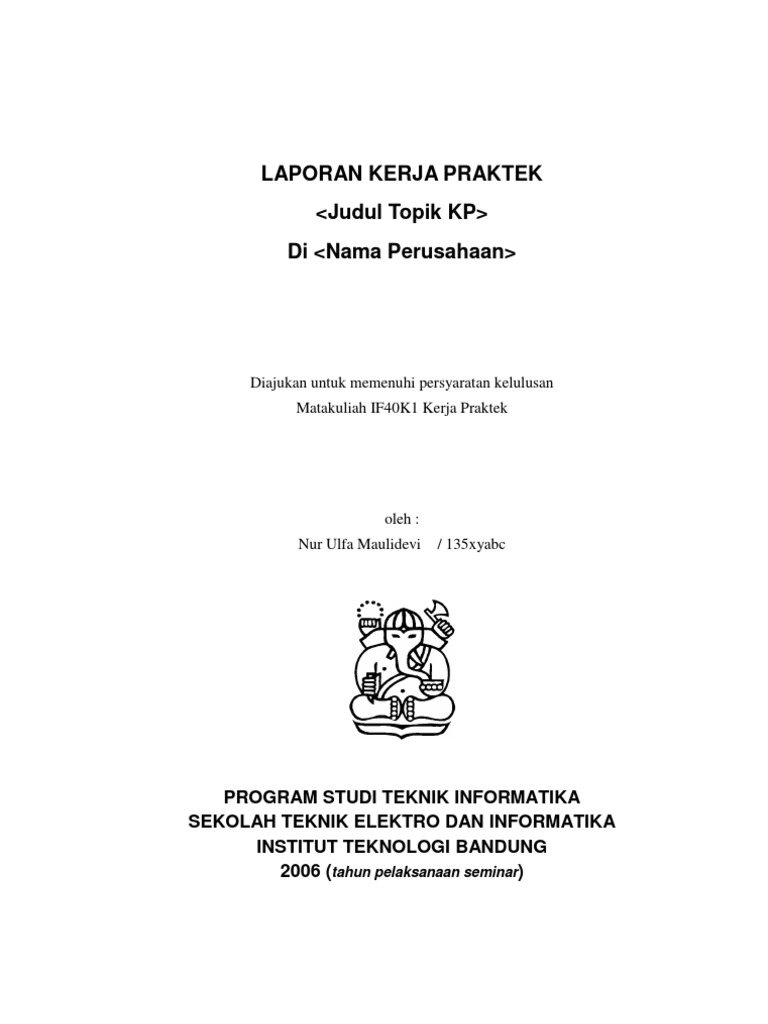 Laporan Kerja Praktek | PDF