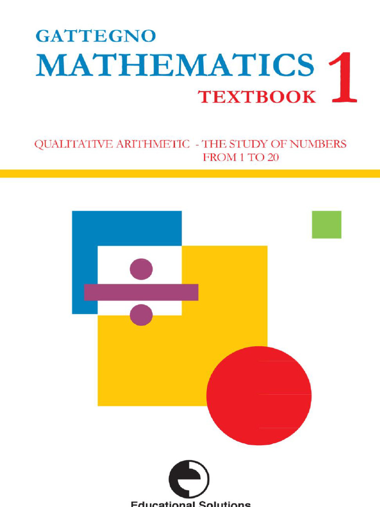 Gattegno Math - Textbook 1 | PDF