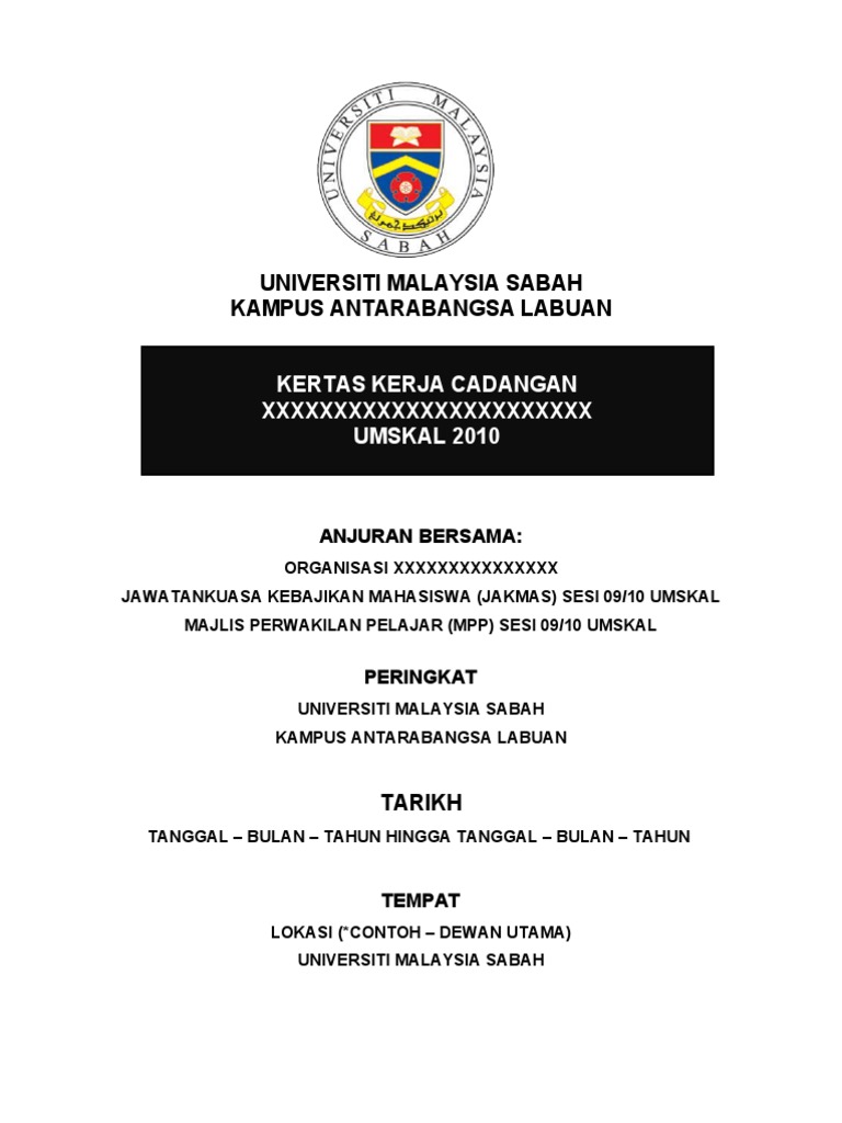 Contoh Kertas Kerja | PDF