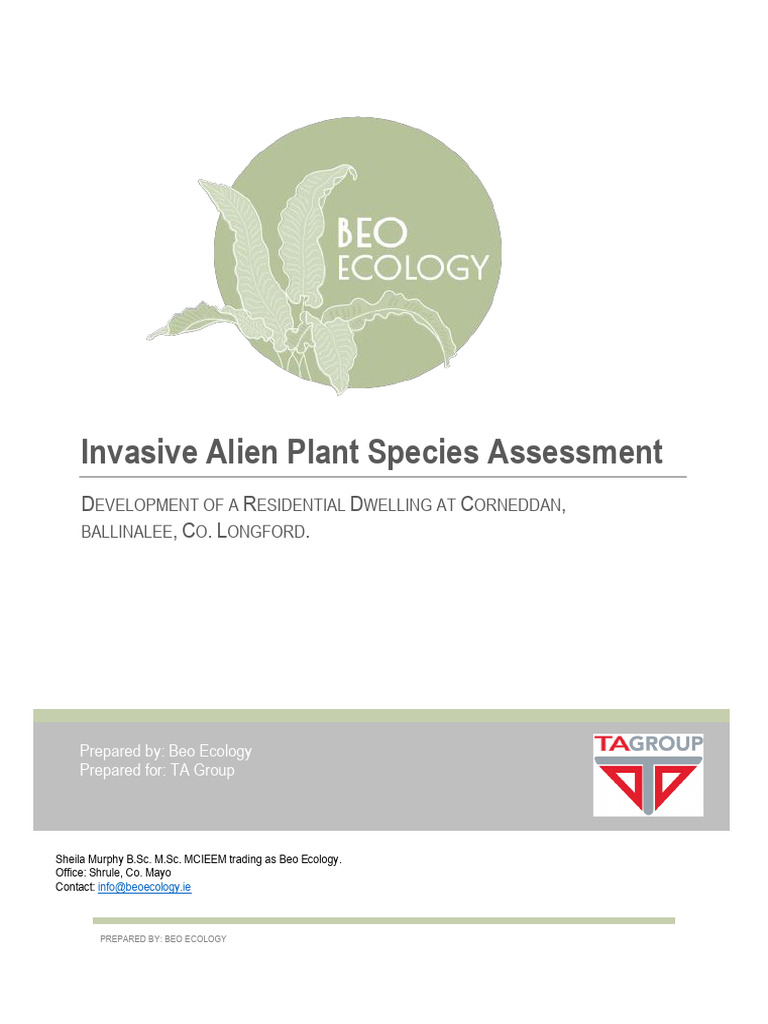 Invasive Alien Plant Species Assessment | PDF | Introduced Species ...