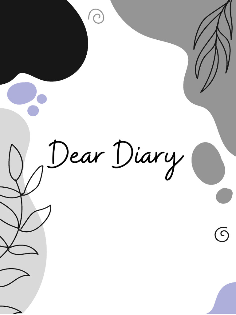 Dear Diary | PDF