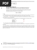 AASHTO M 199: Manhole Specifications | PDF | Concrete | Cement