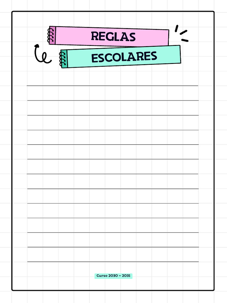 Documento A4 Hoja Notas Apuntes Doodle Rosa y Verde | PDF