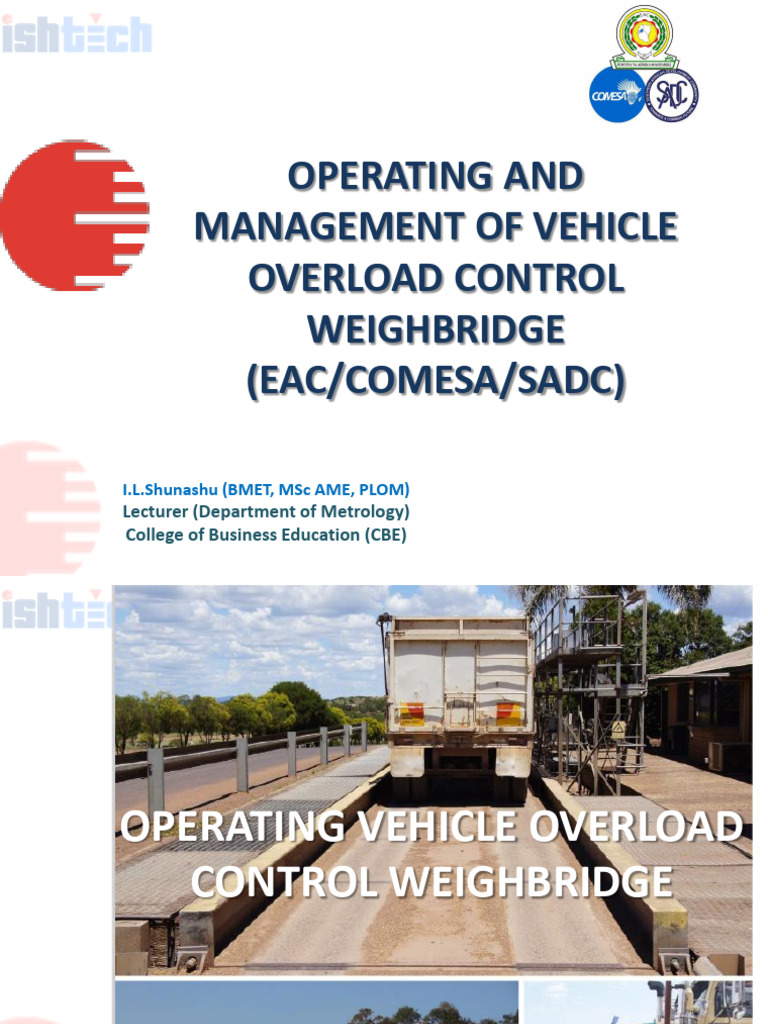 Vehicle Overload Control Weighbridge Guide | PDF | Transport