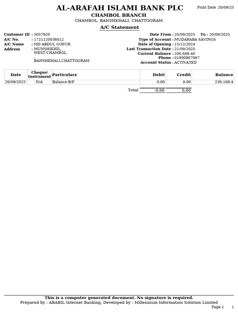 DEPOSIT Account Statement Amr 2025-09!20!17!27!42 150125Al-Arafah ...
