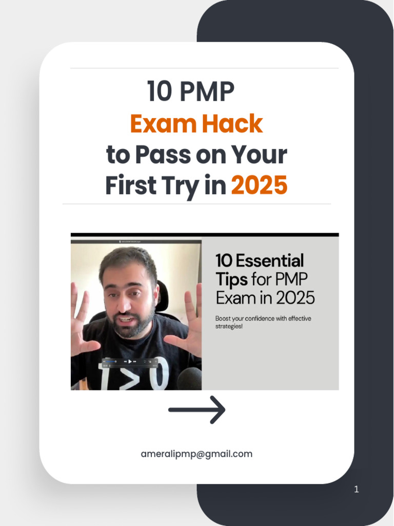 10 Tips to Pass the PMP Exam 2025 | PDF | Project Management ...