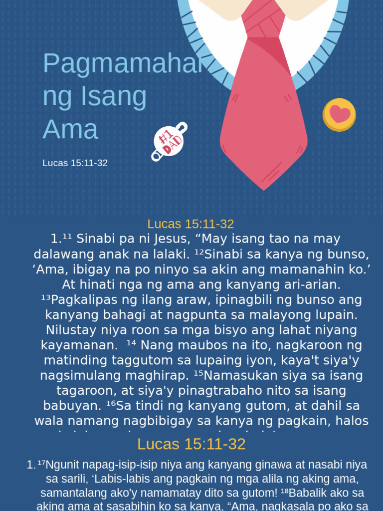 Pagmamahal NG Isang Ama | PDF