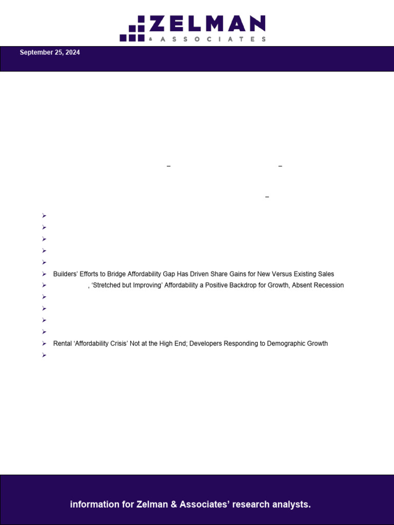 Housing Affordability Trends 2024 Insights | PDF | Federal Housing ...