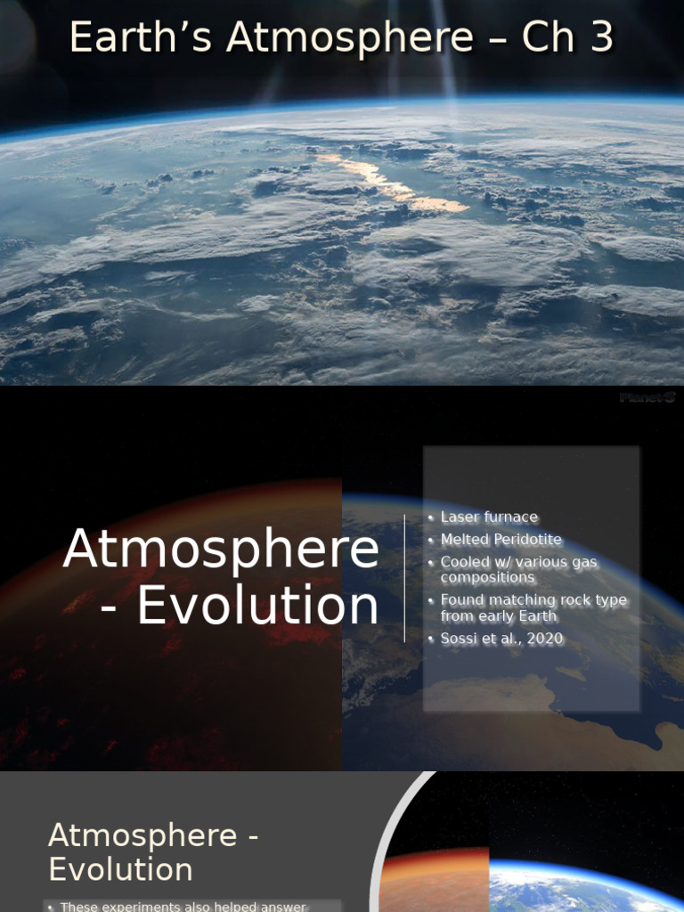Earths Atmosphere - CH 3 - GENS 1401 - BEN PHILLIPS | PDF | Atmosphere ...