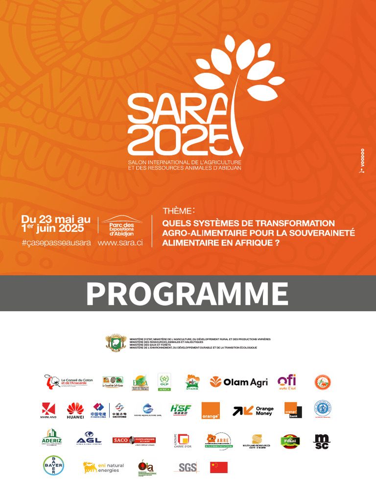 Programme Sara 2025 | PDF
