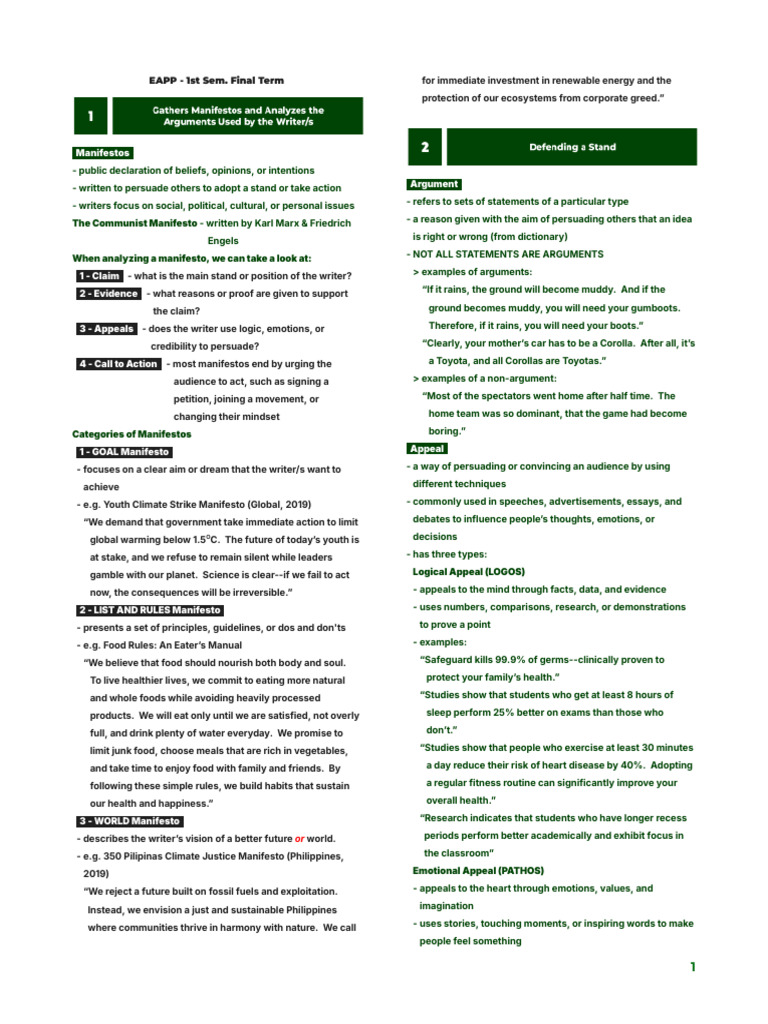 English For Academic and Professional Purposes (EAPP) SAGA - 1st ...